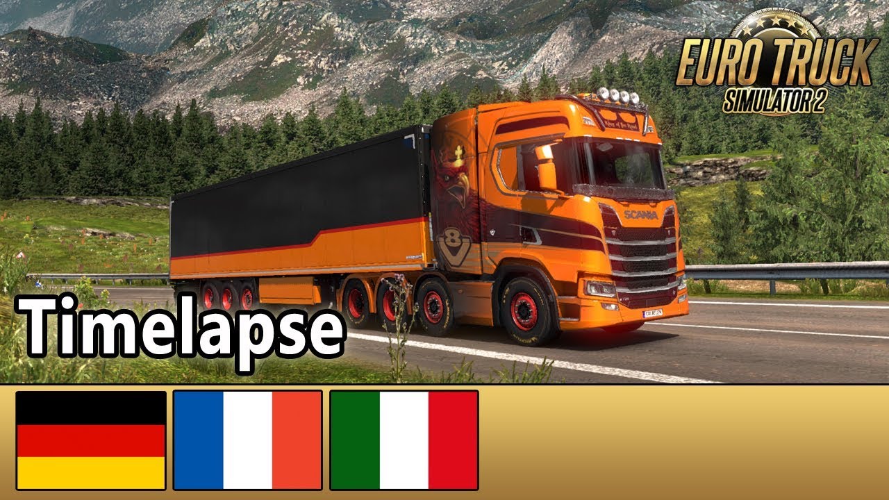 ETS2 Timelapse von Mannheim nach Torino Italien - Euro Truck Simulator ...