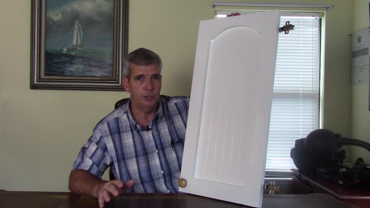 How to make a cabinet door using basic tools - YouTube