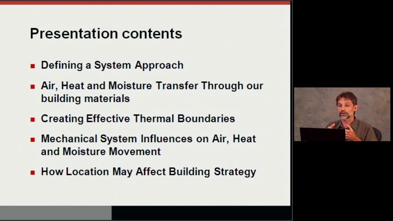 Basic building science: a study of air, heat and moisture movement ...