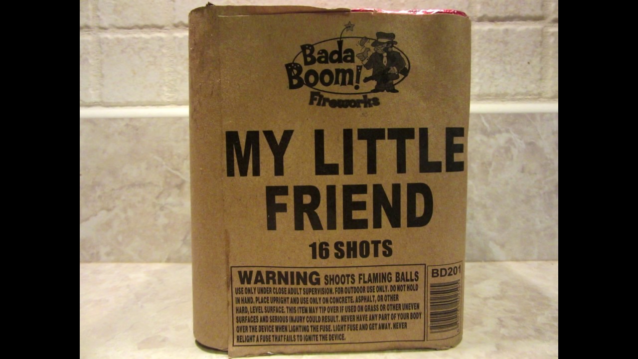 My Little Friend Badaboom Fireworks 16 Shots 2018 - YouTube