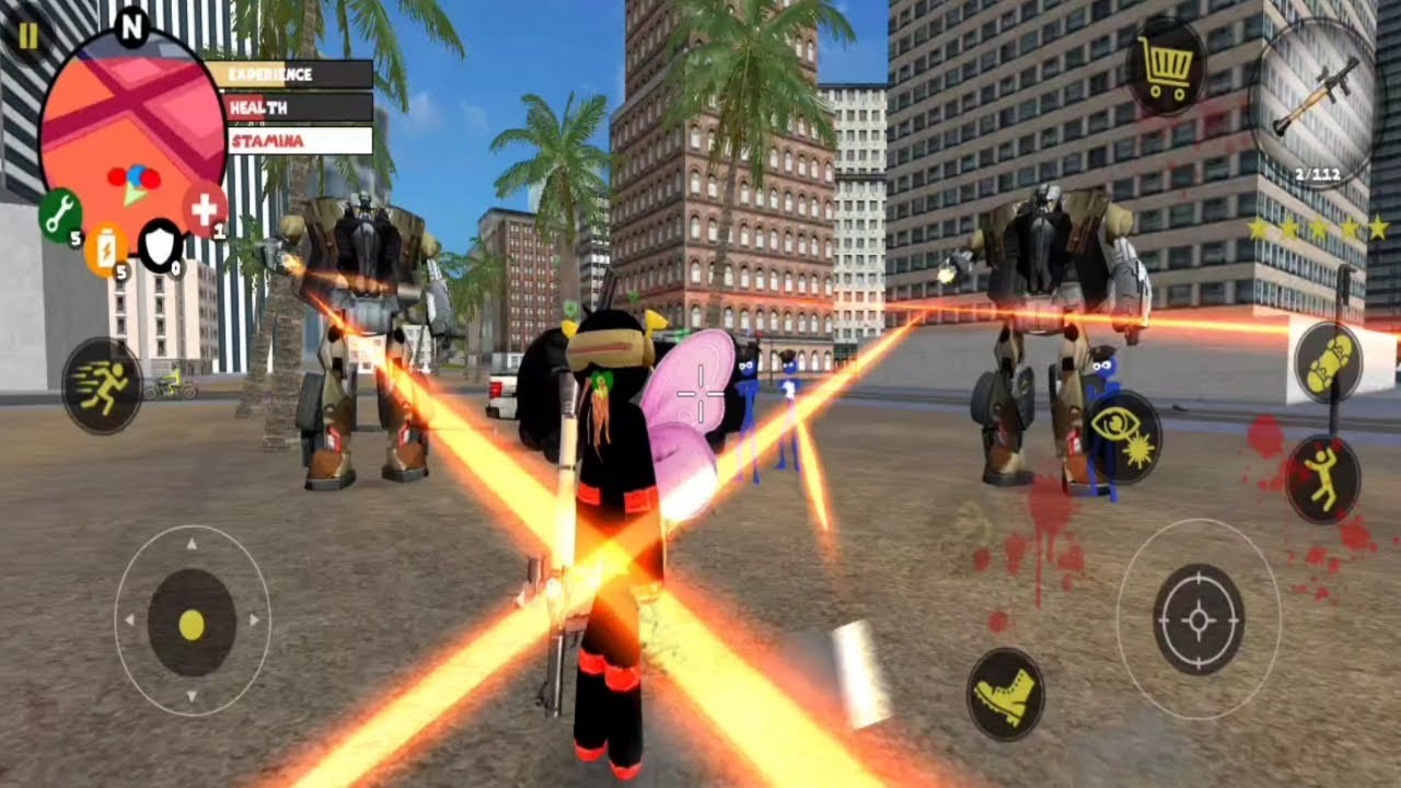 Stickman Rope Hero | Mecha Robot | New Update 2023 - YouTube