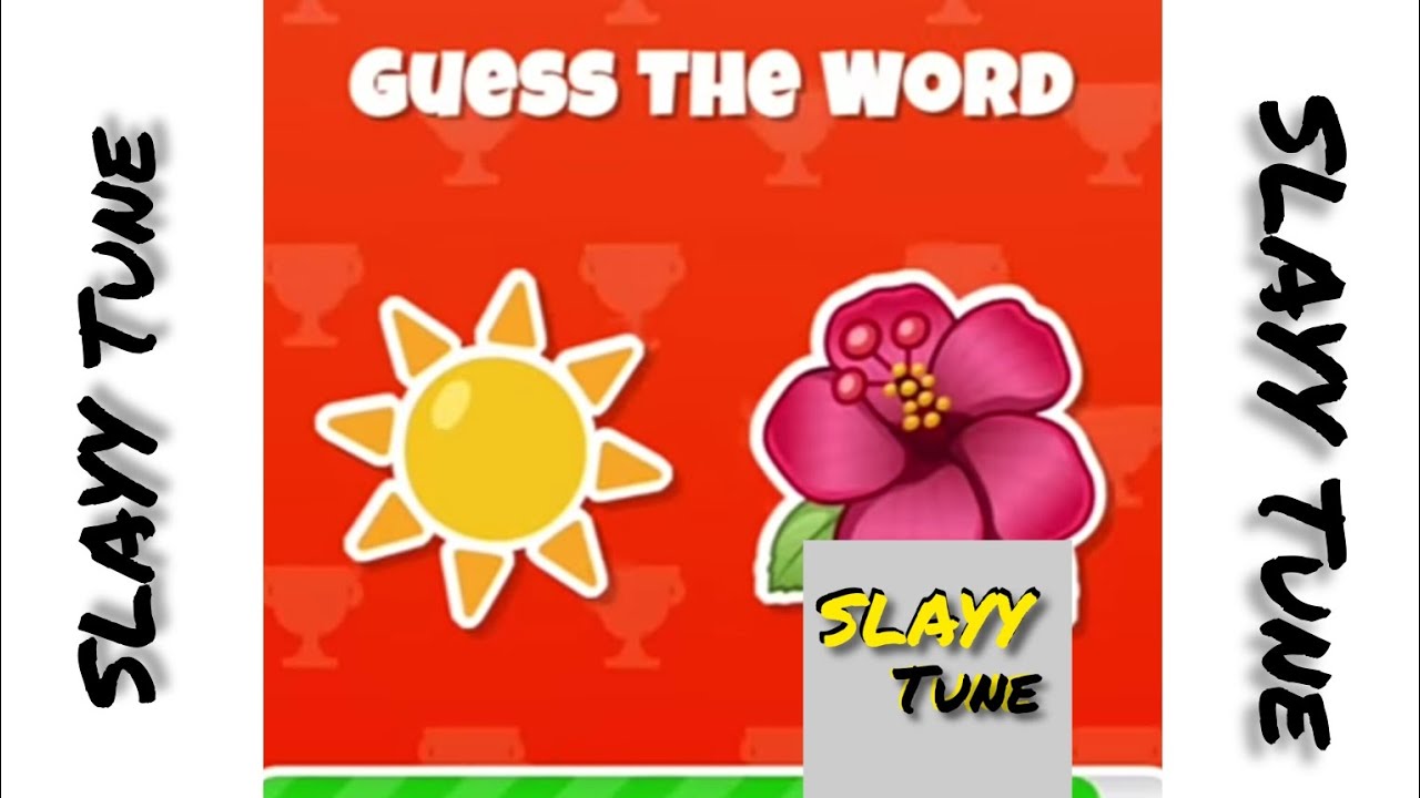 Guess the word by emoji challenge Part-1 |Slayy Tune| - YouTube