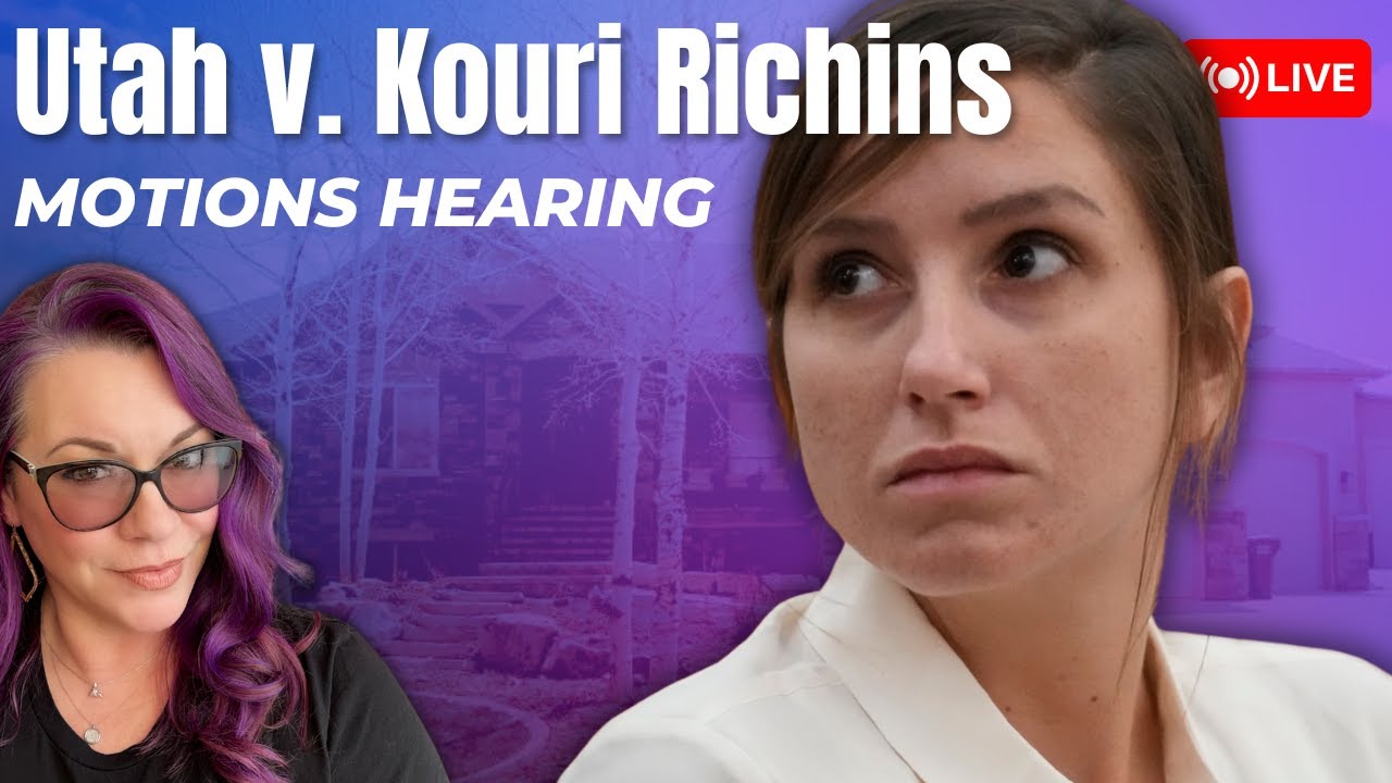 LIVE COURT | Utah v. Kouri Richins Motions Hearing. Bail, Severance and ...