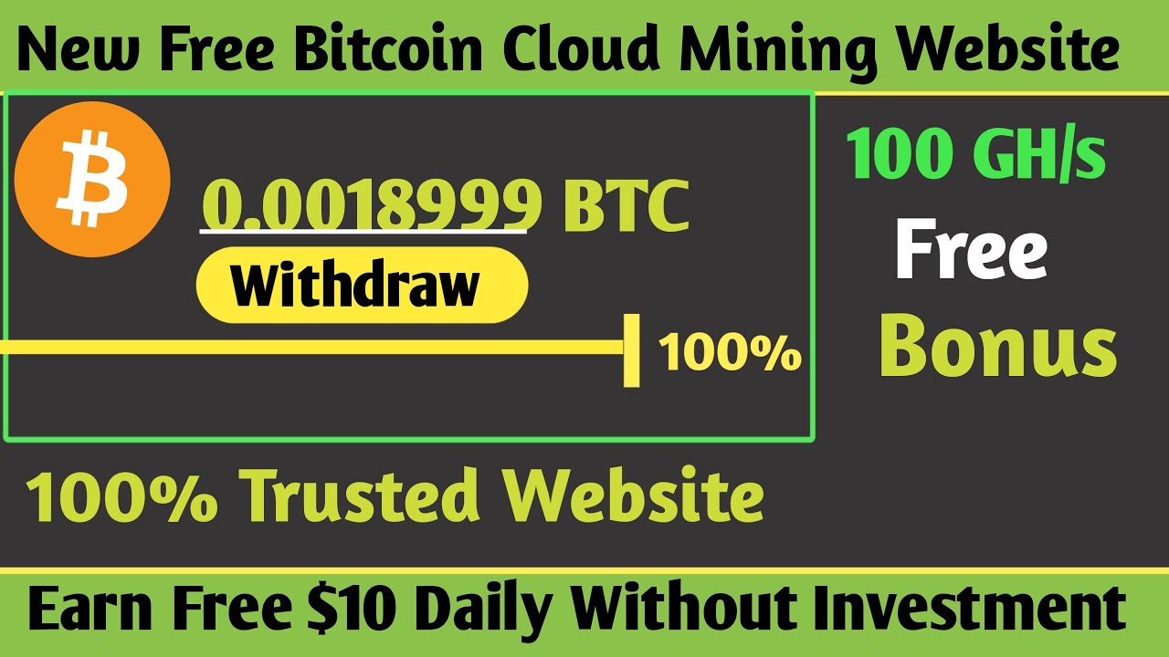 Earn 0.0005 BTC Without Investment - New Free Cloud Mining Website ...