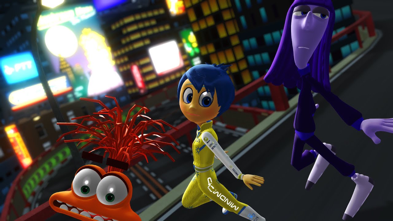 mmd inside out 2 Classic (joy, anxiety, and ennui) - YouTube