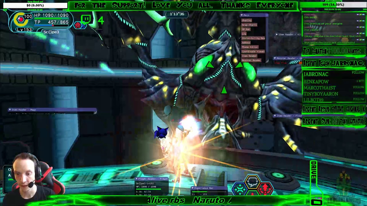 Phantasy Star Online Blue Burst - Live Stream - Part 52-2. - YouTube