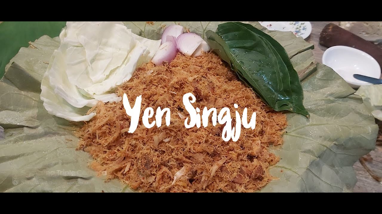 Yen Singju | Shredded Chicken | Manipuri ethnic cuisine - YouTube