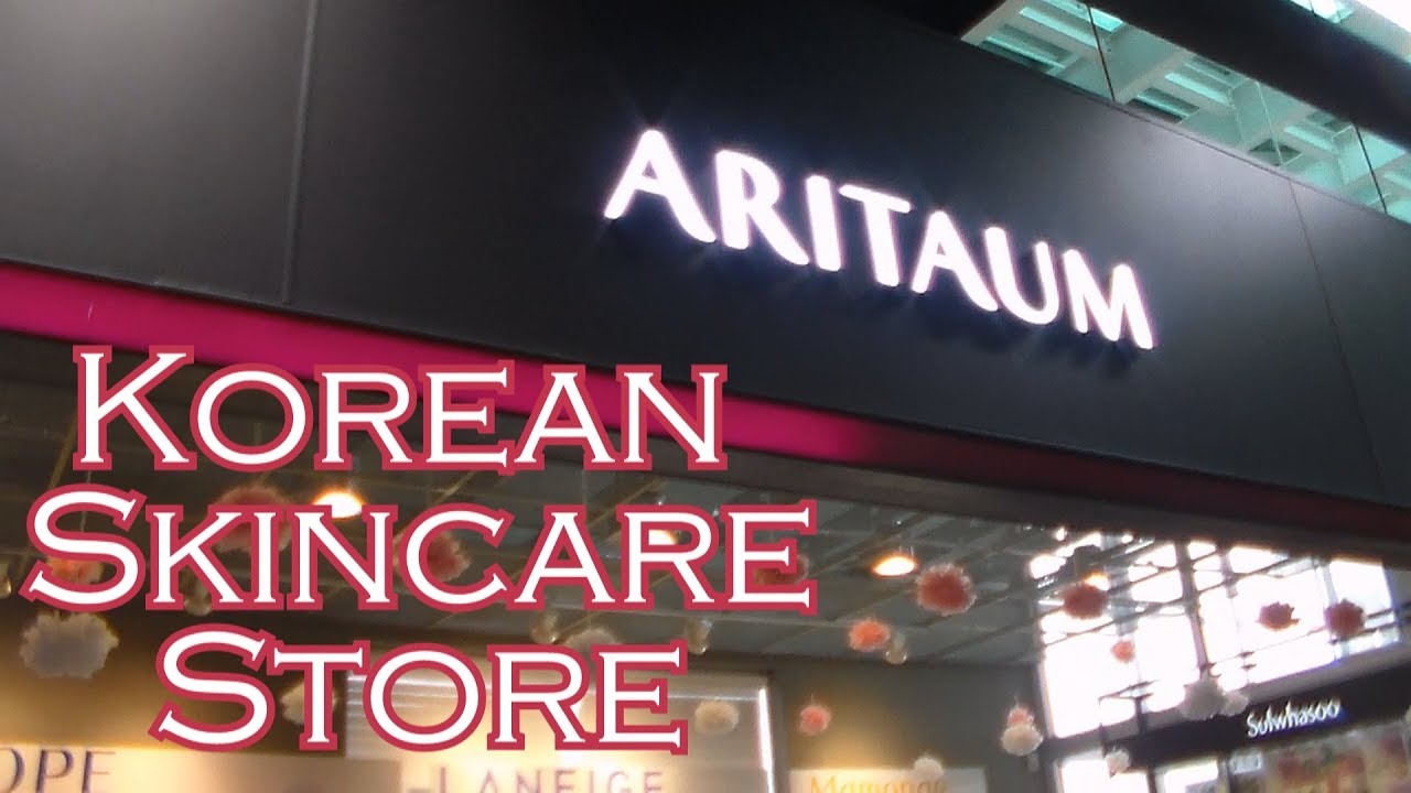 Aritaum Korean Skincare Shop in Houston, Texas - YouTube