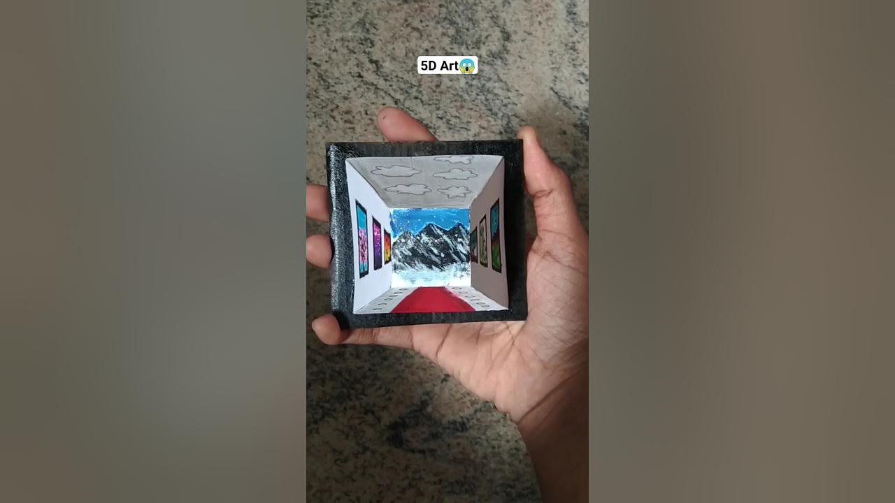 Mind blowing Illusion 5D Art ️#shorts#drawing#art - YouTube