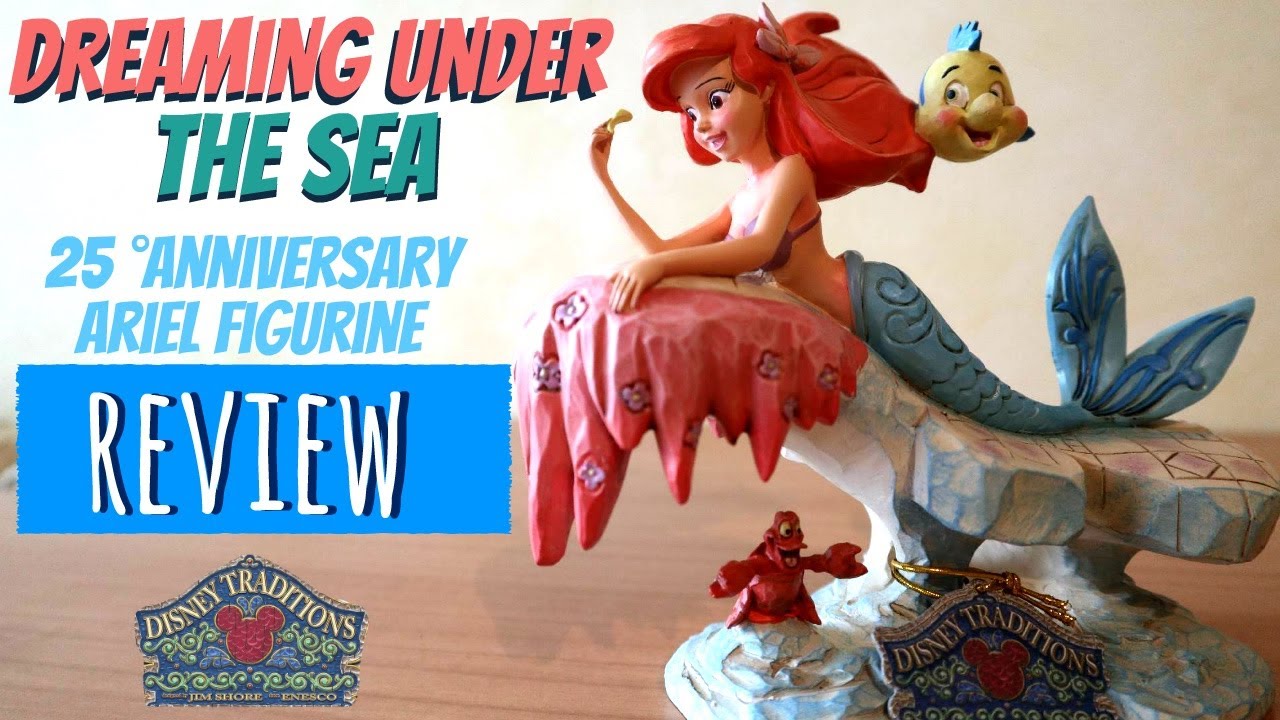 Dreaming Under the Sea Ariel figurine Disney Traditions Review - YouTube
