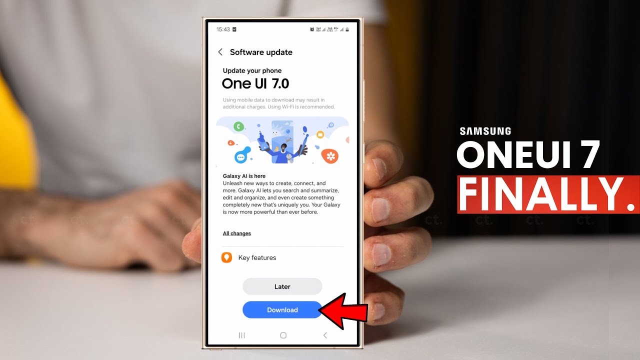 Samsung One UI 7 NEW OFFICIAL UPDATE - GOOD NEWS! - YouTube