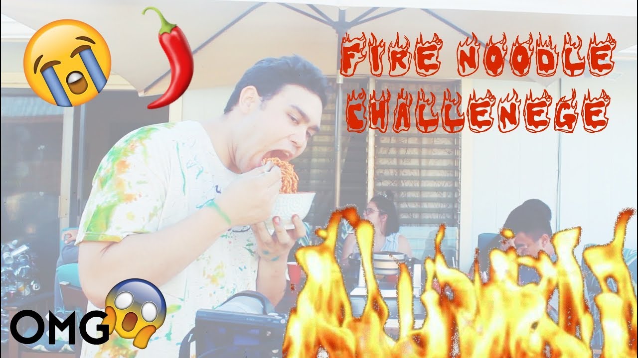 Fire Noodle Challenge Youtube
