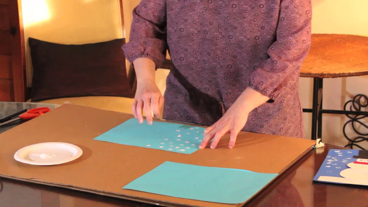 How to Make Snowflakes With Children's Fingerprints : DIY Arts & Crafts ...