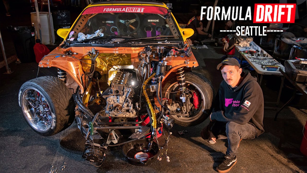 Lost an Engine During Formula Drift Practice... - YouTube