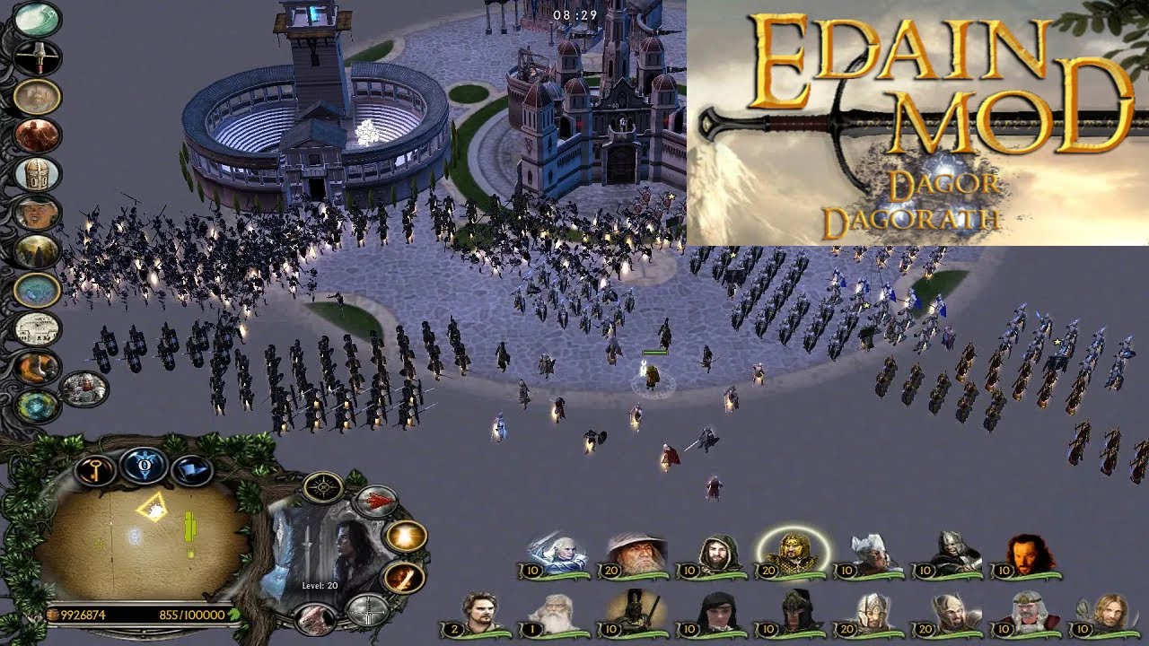 LOTR BFME2 ROTWK Dagor Dagorath + Edain Hero Submod - Arnor Faction ...