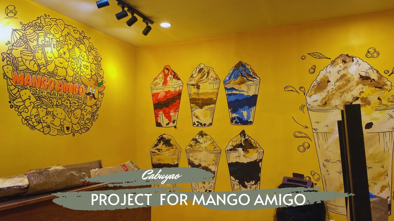 Mural Painting for Mango Amigo • 121st Mural Vlog • Momentum Art ...