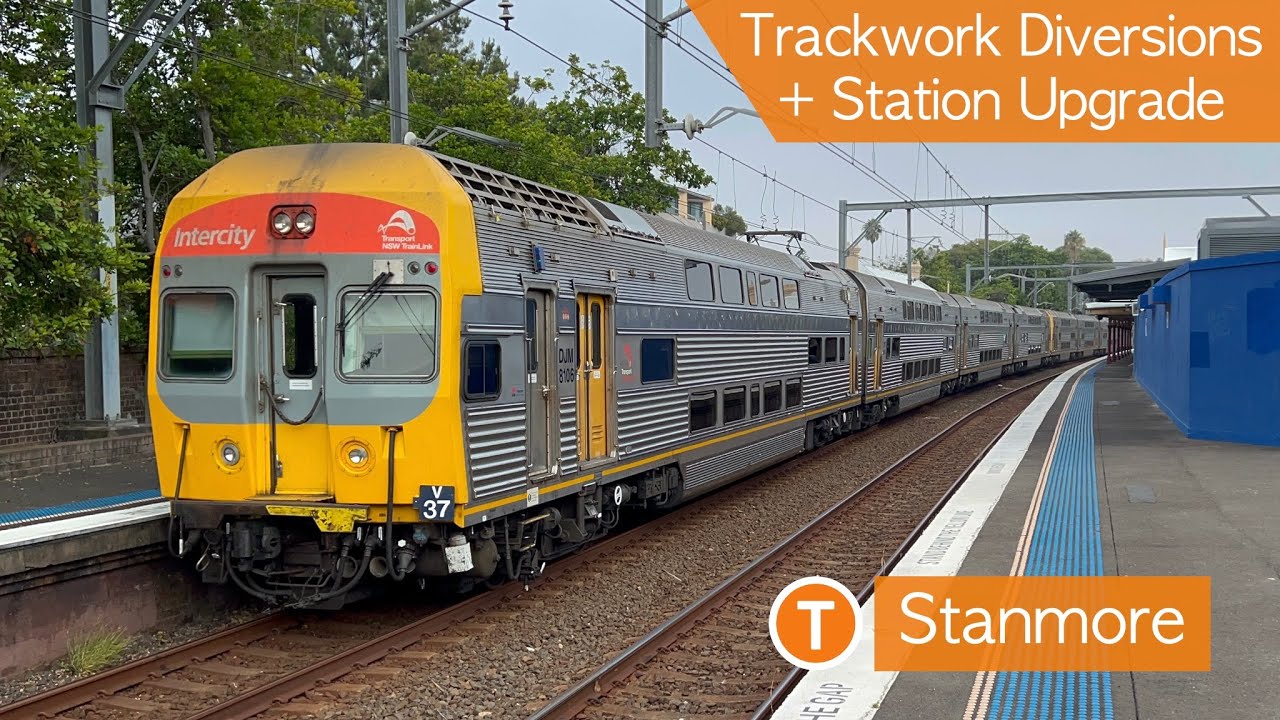 Transport for Sydney Vlog 649: Stanmore Part 4 - Trackwork Diversions ...