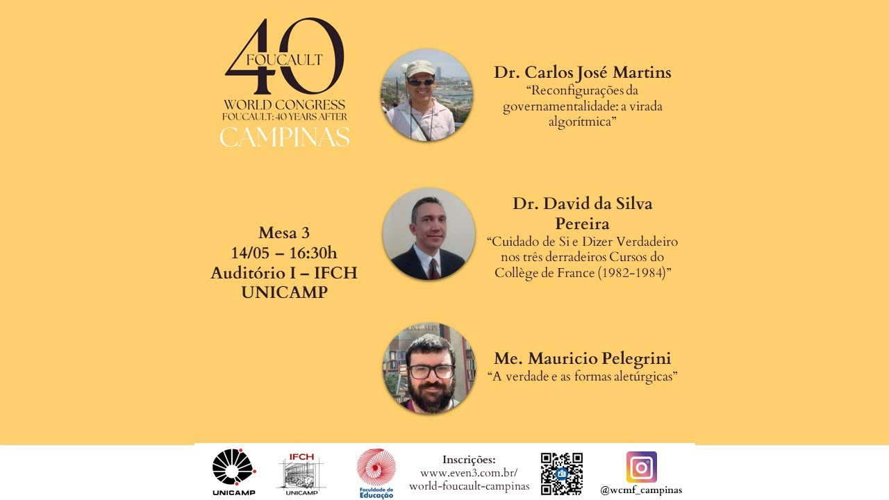 Foucault: 40 anos depois - Mesa 3 - YouTube