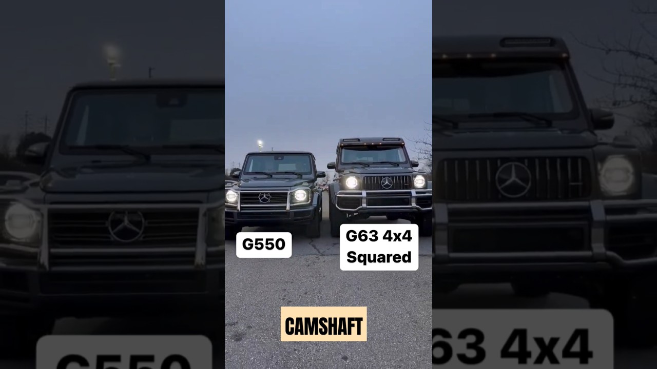 AMG G63 vs G550 #gwagon #g63 @MercedesAMGF1 @DracoGwagon @MatWatsonCars ...
