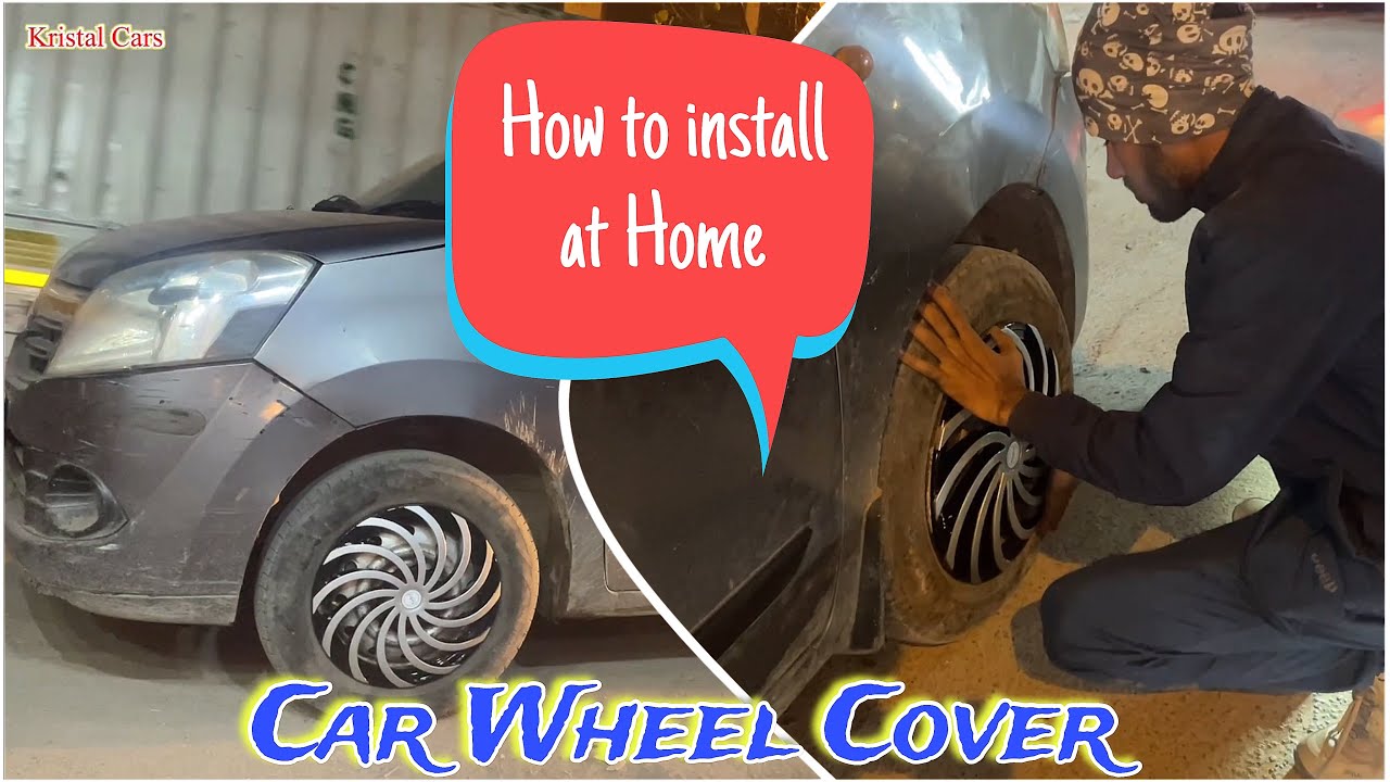 WagonR k series 13 inch Wheel Cover installation | Best Car Wheel Cover ...