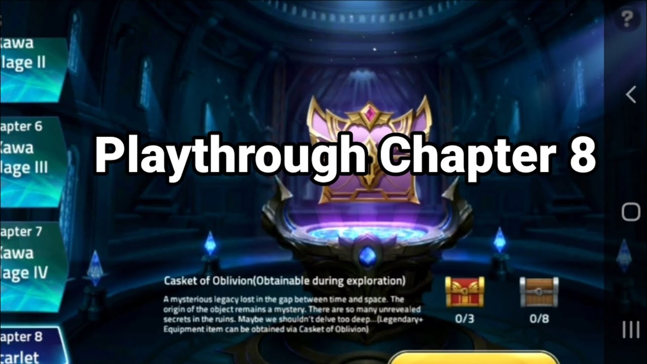 ML Adventure Akashic Ruins Chapter 8 Scarlet Shadow - YouTube