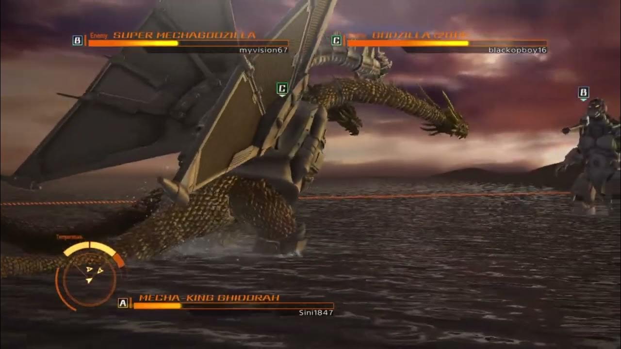 GODZILLA PS4 : Mecha-King Ghidorah vs Super MechaGodzilla vs Godzilla 2014 - YouTube