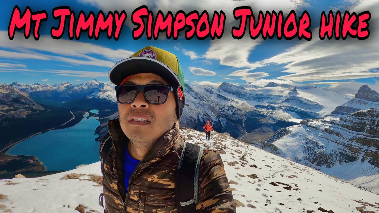 Mount Jimmy Simpson Junior hike (Banff, Alberta) - YouTube