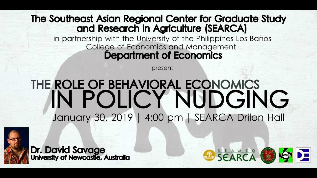The Role of Behavioral Economics in Policy Nudging - YouTube