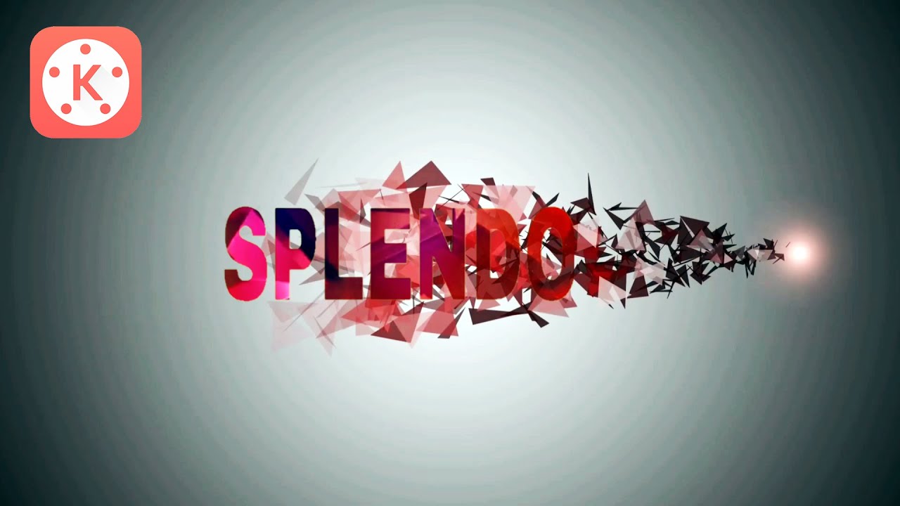 Simple Particle animation intro in kinemaster || No plugins required ...