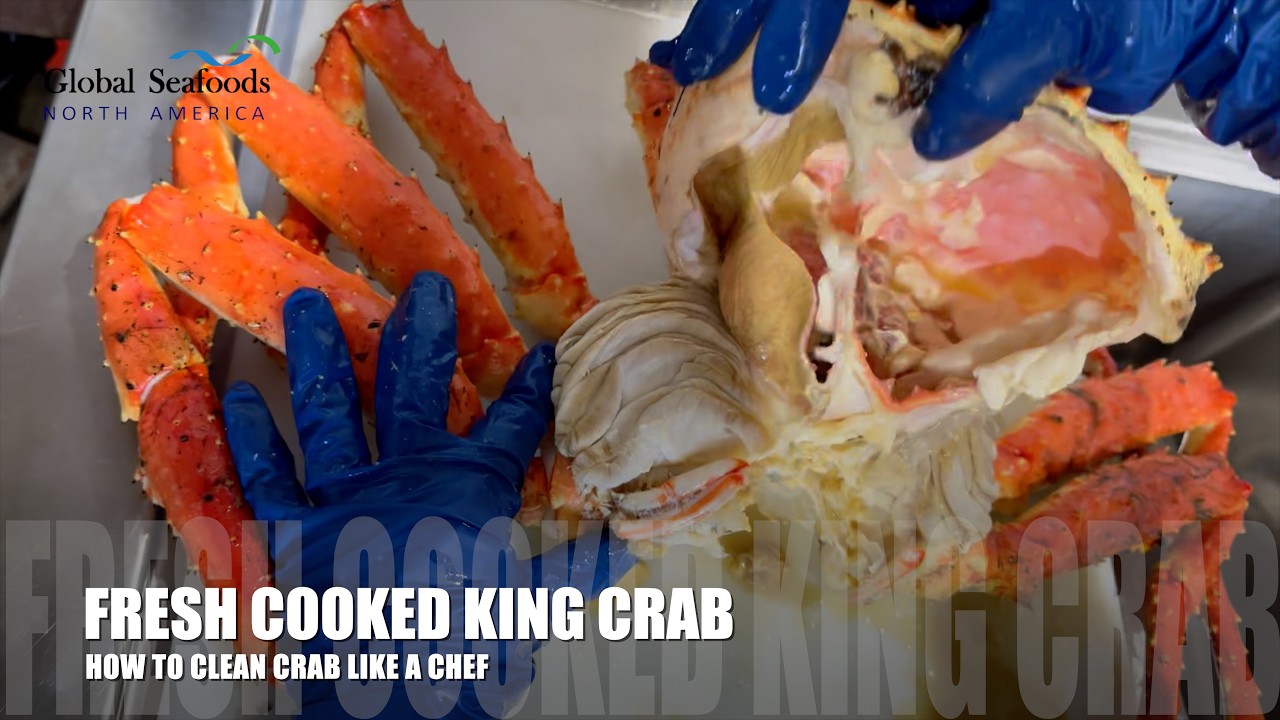 How to Clean King Crab — Step-by-Step Guide for Fresh Cooked Crab - YouTube