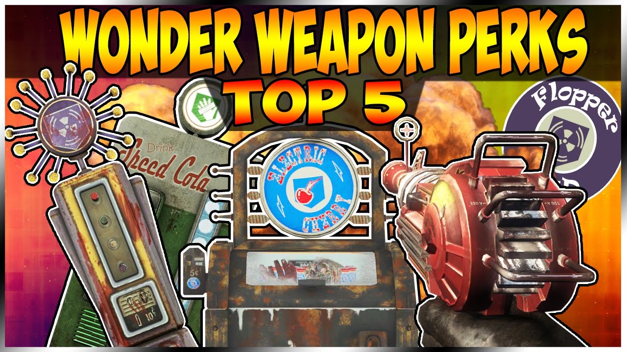 TOP 5 WONDER WEAPONS THAT NEED PERKS - Call Of Duty Zombies (WAW-BO3 ...