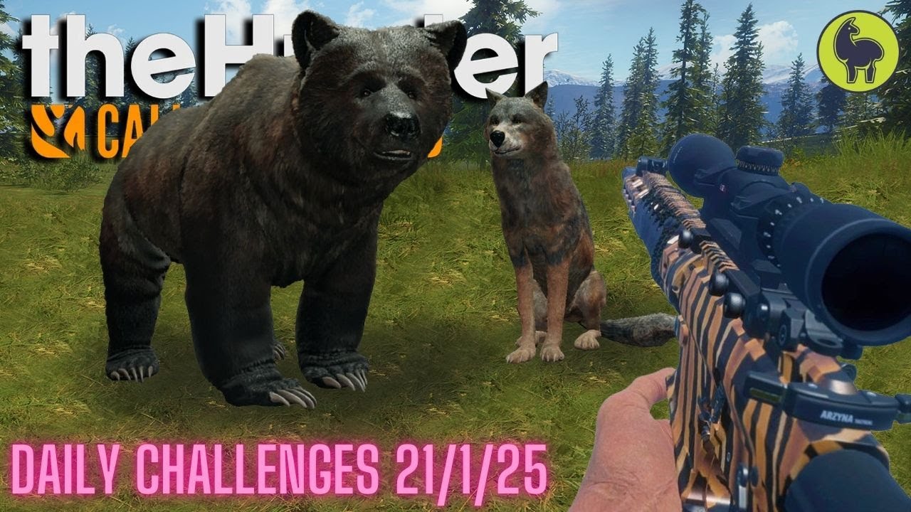 Daily Challenges 21/1/25 | theHunter: Call of the Wild - YouTube
