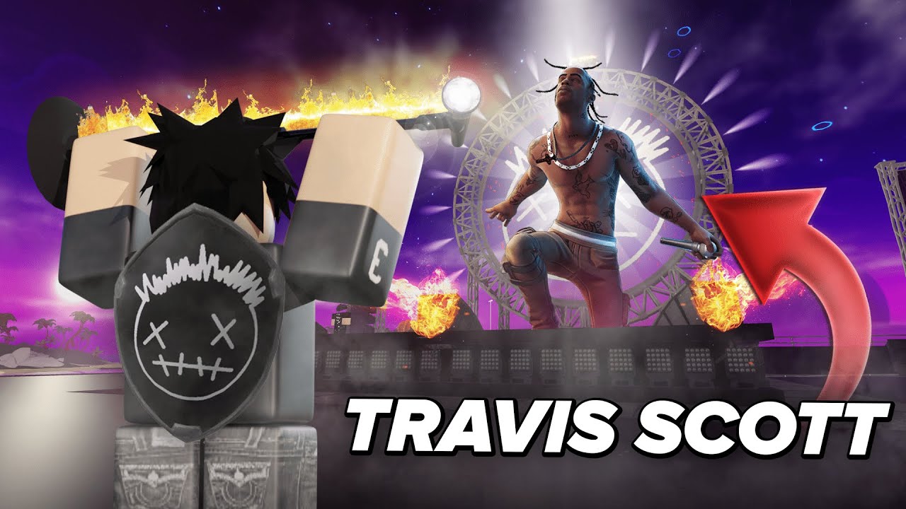 Travis Scott CONCERT on ROBLOX - YouTube