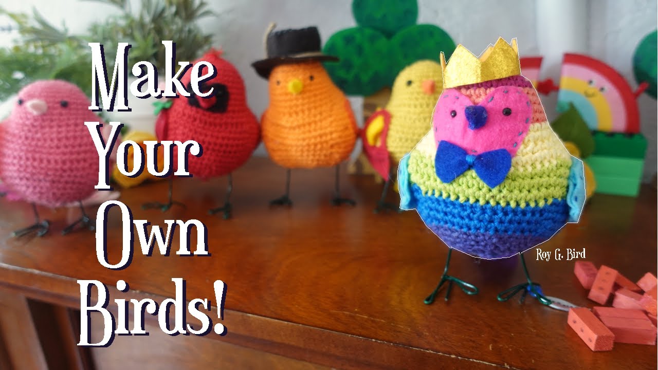 Big Announcement! It's BIRDS! I made BIRD RAINBOW and You Can, TOO ...