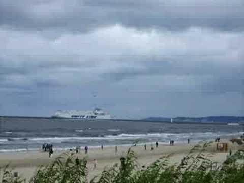 Unity Line ferry "Polonia" in Świnoujście - YouTube