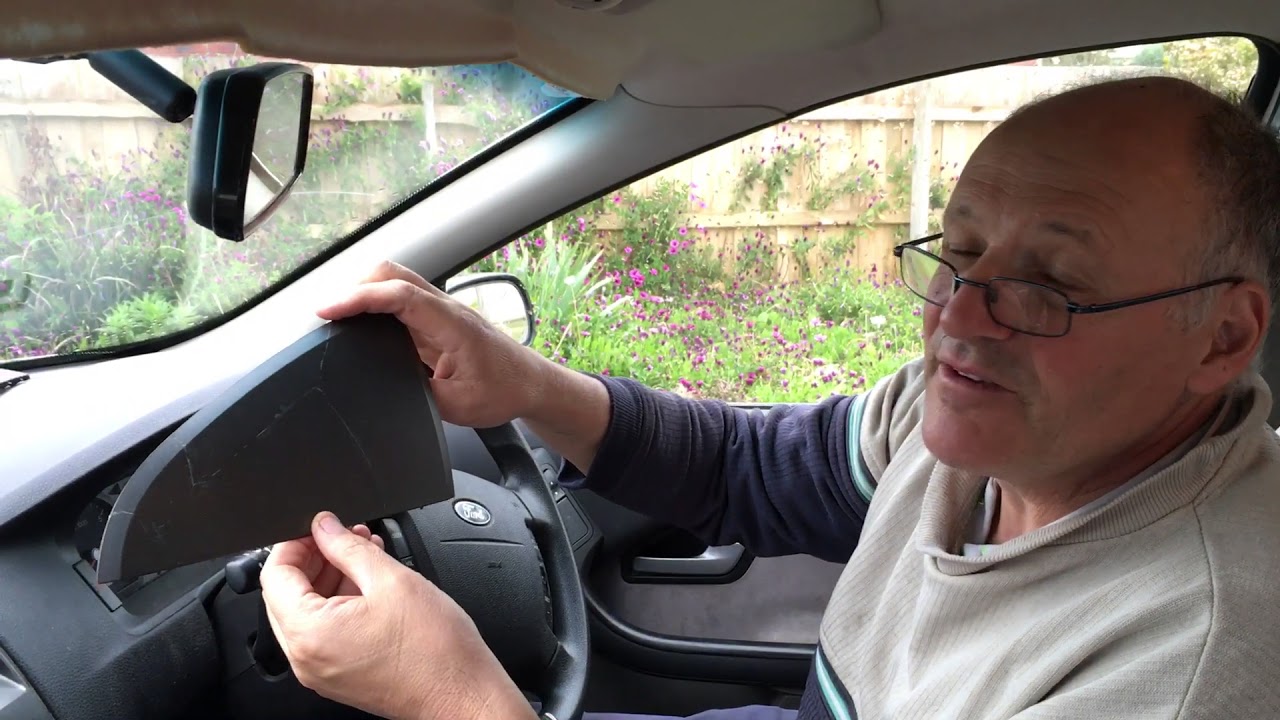 BA Ford falcon dash triangle removal - YouTube