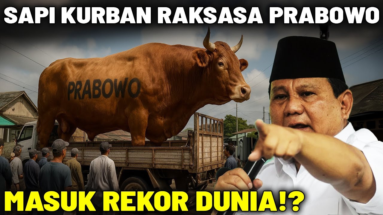 SATU INDONESIA DIBIKIN KAGET UKURANNYA!? Deretan Sapi Kurban Presiden ...