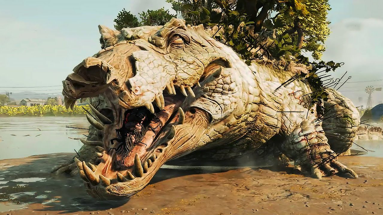 South of Midnight - Giant Gator Boss Fight (Two Toed Tom) - YouTube