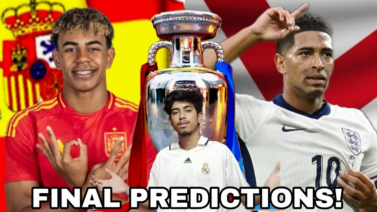 England vs Spain Euro 2024 Final | SPAIN v ENGLAND | Bellingham | Pedri ...