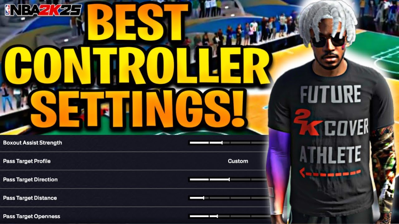THE BEST CONTROLLER SETTINGS IN NBA 2K25! (BOXOUT, LAYUP TIMING, ETC ...