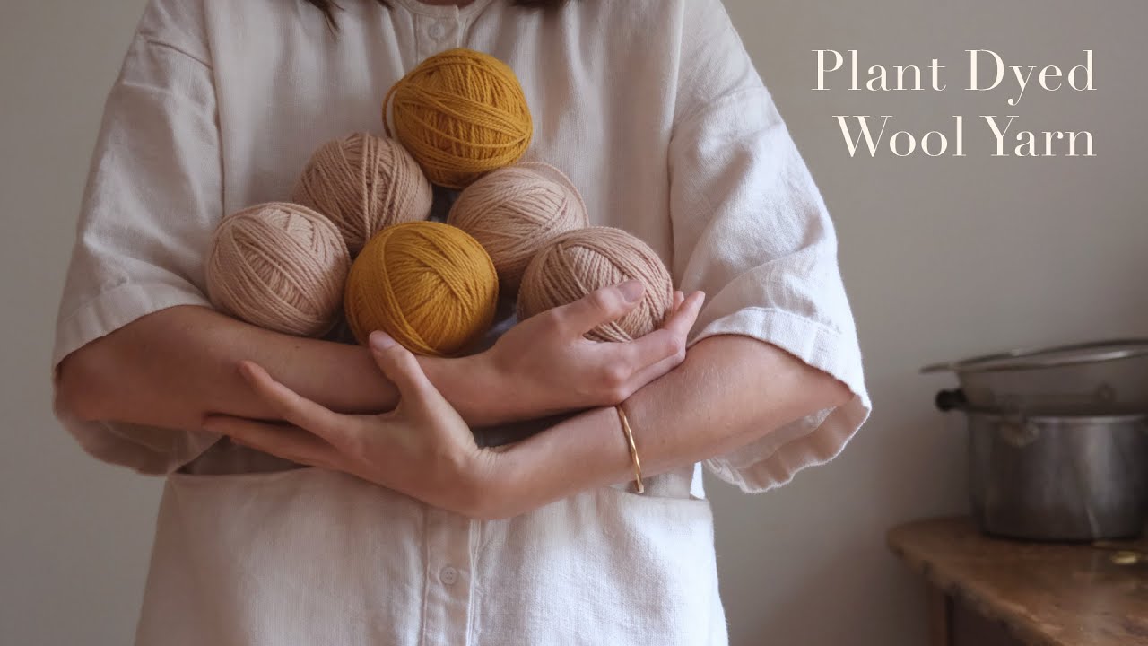 04 Natural Dyeing | How to Dye Wool Yarn + DIY Branch Boats w/ Scrap ...