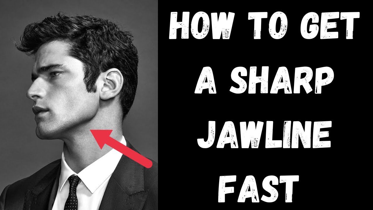 How to get a Sharper Jawline (IT ACTUALLY WORKS) - YouTube