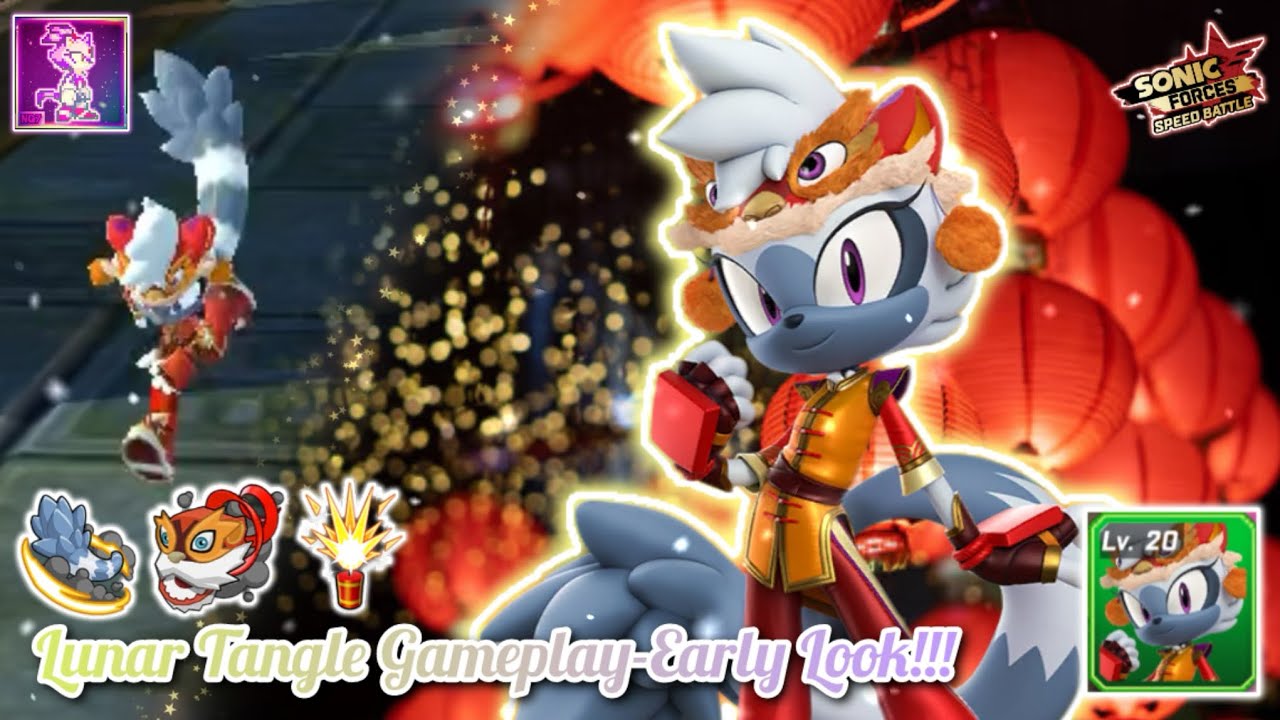 TANGLE’S FIRST SKIN!!! | Sonic Forces Speed Battle | Lunar Tangle Level ...