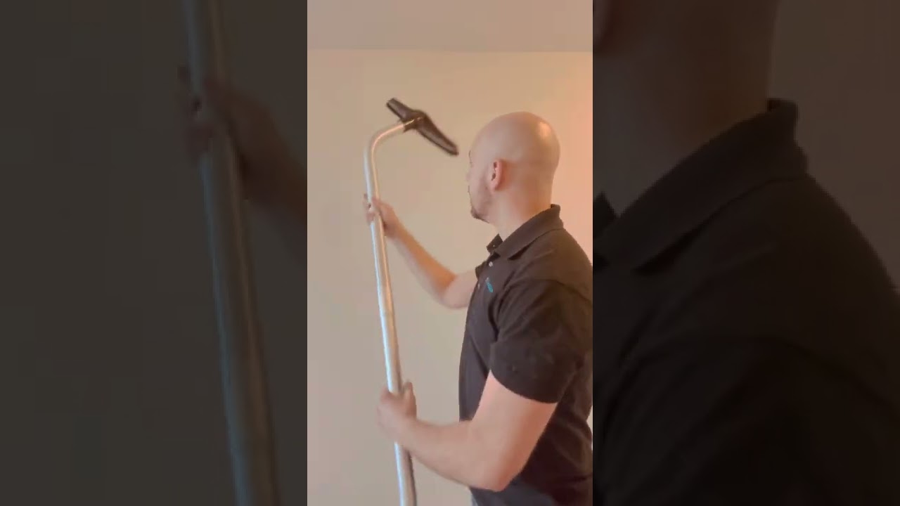 How we eliminate construction dust on walls and ceilings. - YouTube