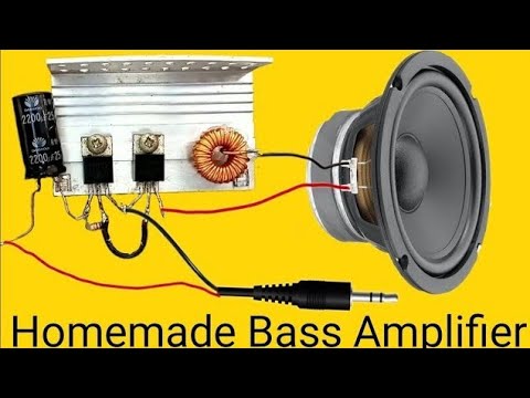 How To Make powerful Amplifier Using 13007 Transistors