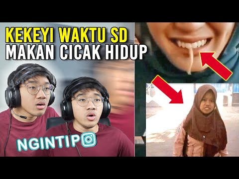 KEKEYI WAKTU SD MAKAN CICAK HIDUP?! 😱😂 | Ngintip Instagram