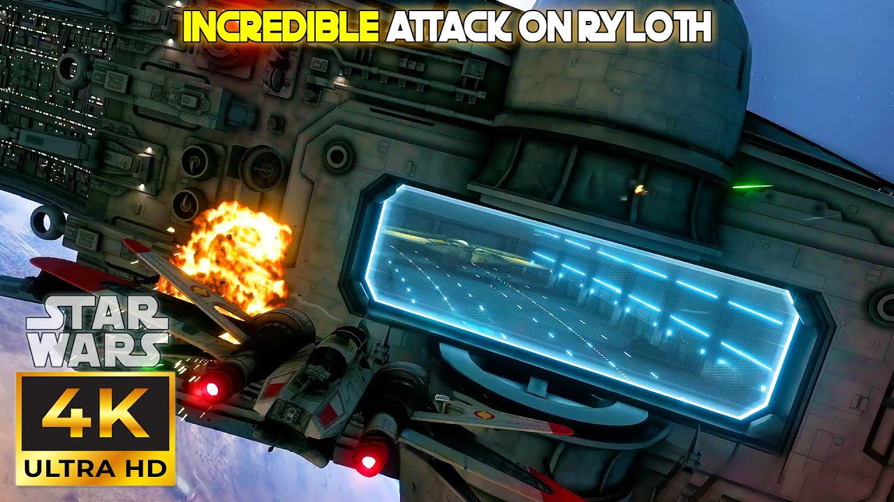 Incredible Attack on Ryloth | Star Wars Battlefront 2 | Starfighter ...