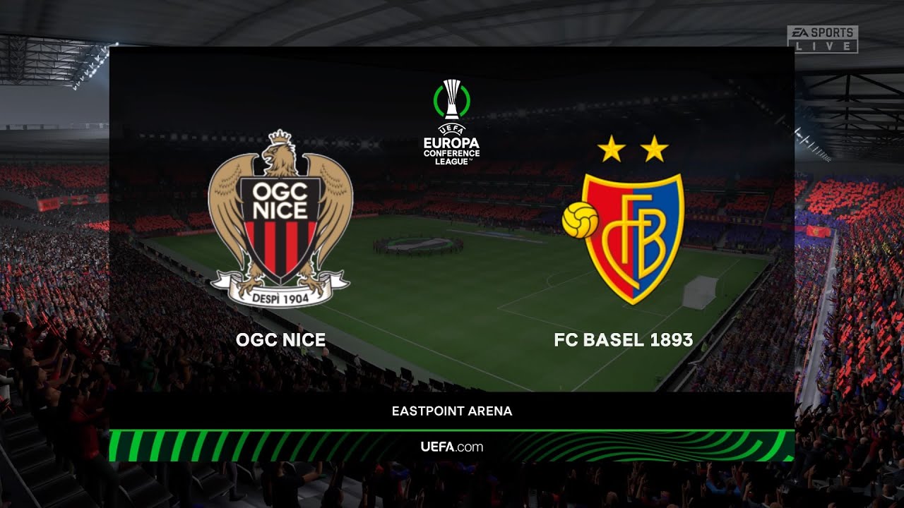 Nice vs Basel (20/04/2023) Quarter-final UEFA Europa Conference League ...