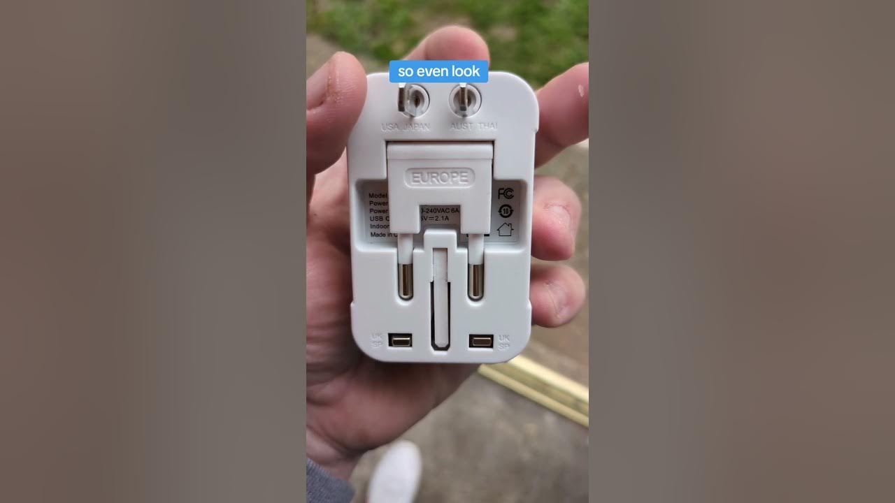 Find the best universal travel adapter deals online #traveladapter - YouTube