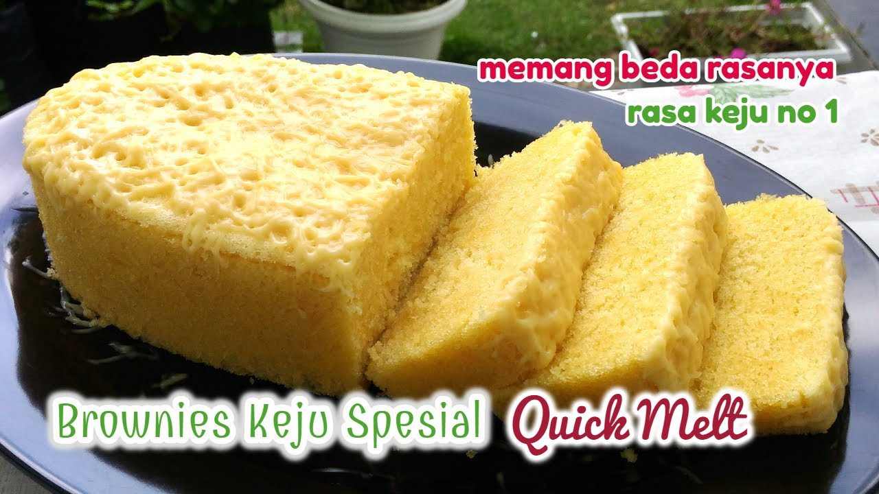 Resep Brownies Kukus Keju lumer | Spesial Keju Quick Melt | Rasa ...